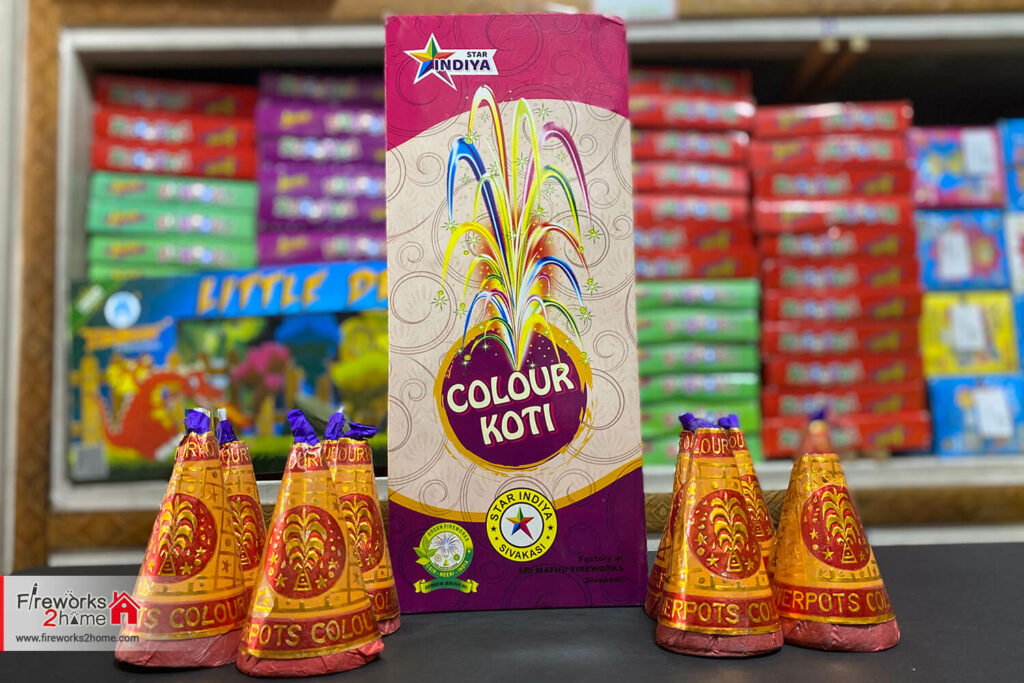 Giant Colour Koti by Nakshatra (pieces per box 10) - Fireworks 2 Home