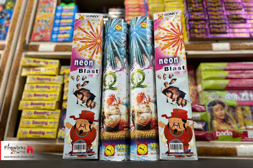 Neon Blast by sony (pieces per box 2) - Fireworks 2 Home