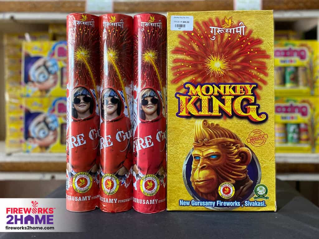 Monkey King Sky Shot By Gurusamy (pieces per box 3) - Fireworks 2 Home
